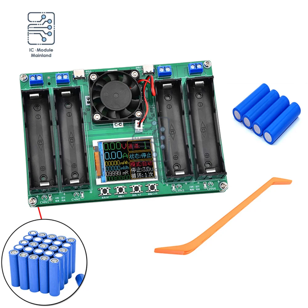 18650-Lithium-Battery-Capacity-Tester-Module-MAh-MWh-Digital-Battery ...