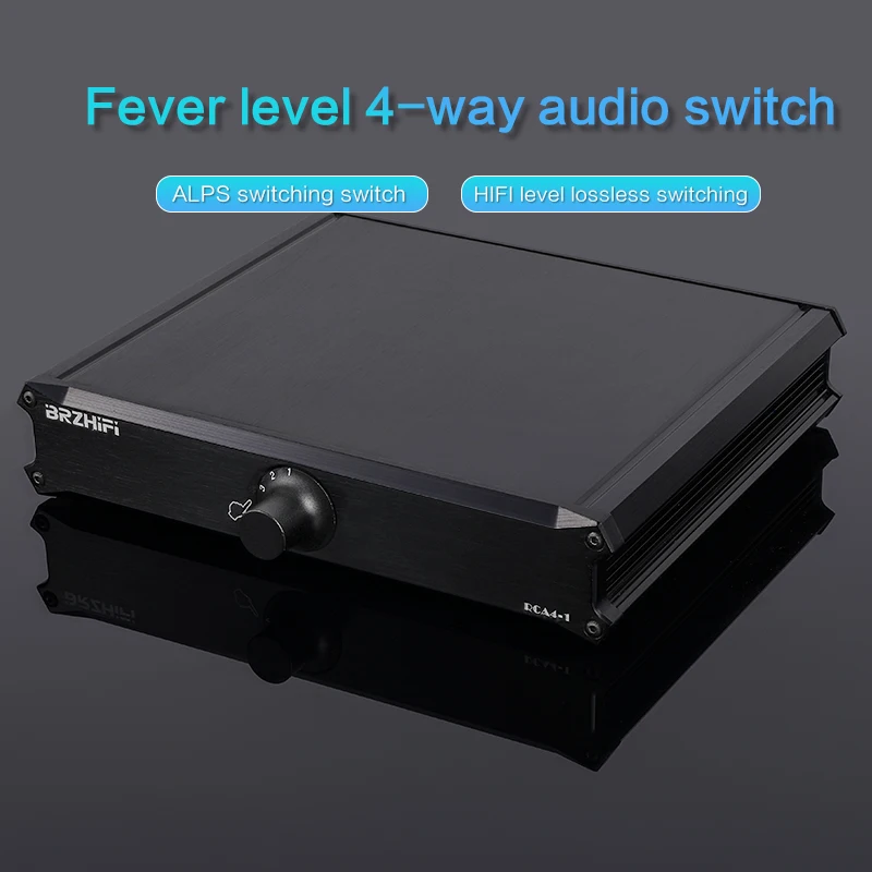 Fever-level-zero-loss-4-channel-audio-signal-input-switcher-with-4 ...