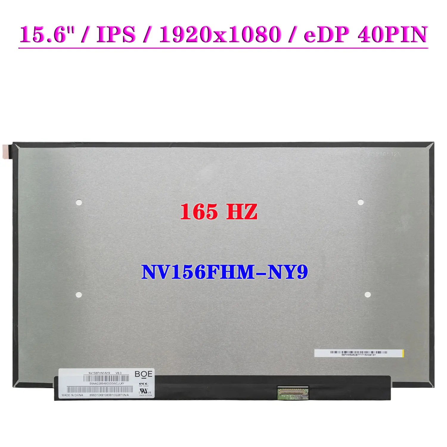15-6-Laptop-LCD-Screen-NV156FHM-NY9-For-DELL-G15-5510-5515-FHD-165HZ ...