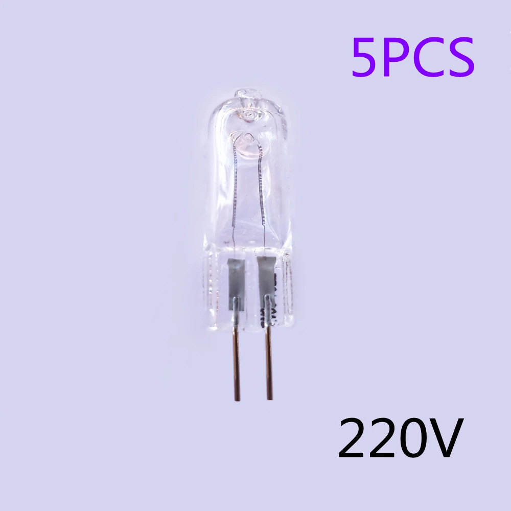 5PCS G4 220V 20W G4 220V 35W light bulb G4 220V 50W bulb g4 glass bulb 220v 20w 220v g4 35w 220v ...