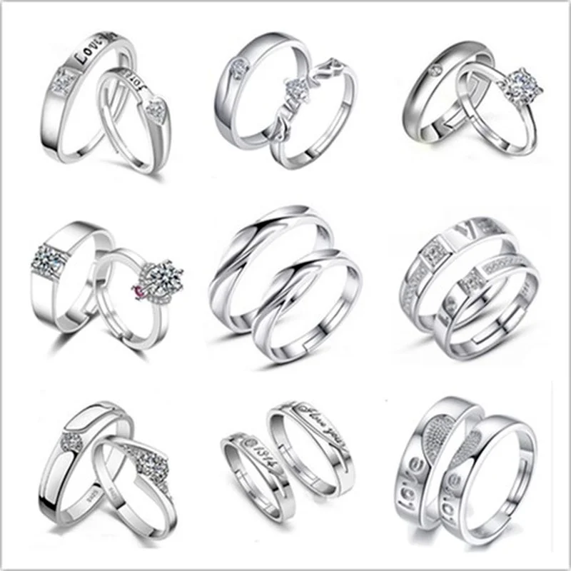 New-fashion-S925-sterling-silver-Ring-for-men-and-women-Fashion-opening ...