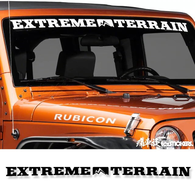 Custom Jeep Windshield Decals