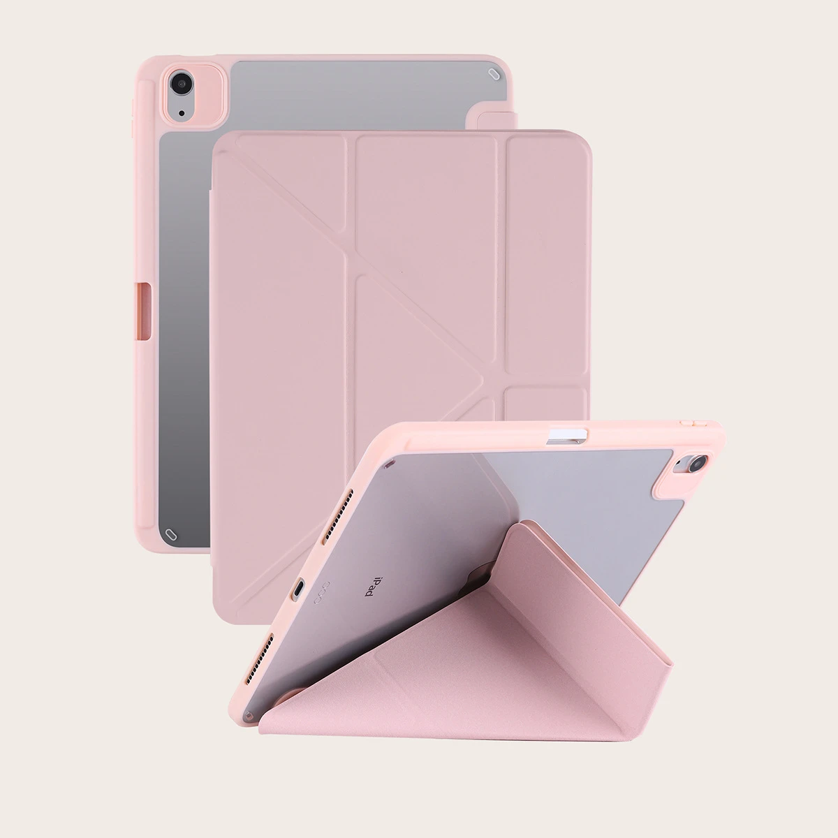 Casing iPad Lipat Y Akrilik dengan Slot Pena Cocok untuk Air1/2/3/4/5 ...