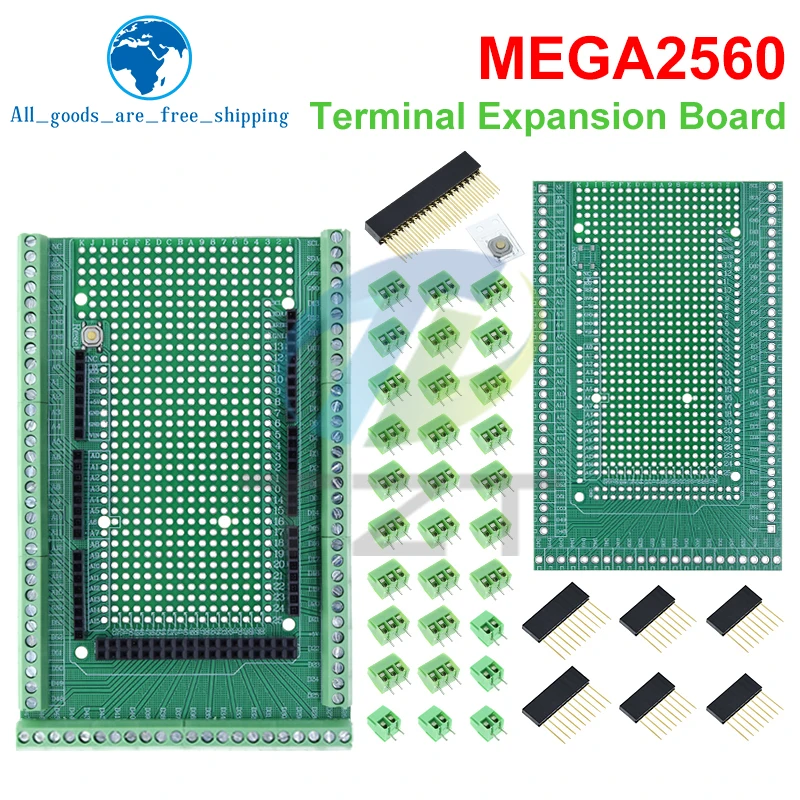 TZT-Compatible-With-MEGA2560-Double-side-PCB-Prototype-Screw-Terminal ...