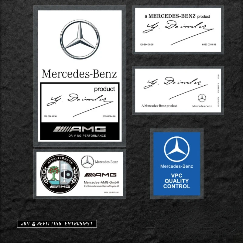 JDM-static-stickers-decorative-stickers-Tiger-Head-running-Butterfly-running-for-Mercedes-Benz ...