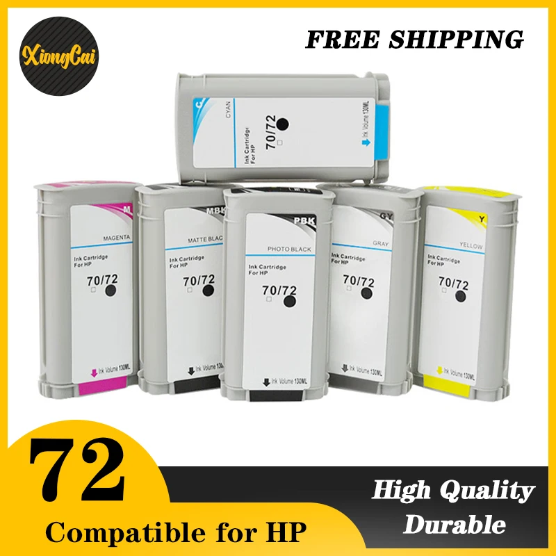 XiongCai 호환 잉크 카트리지, HP 72 Designjet T610 T770 T795 T1100 T1120 T1200 ...
