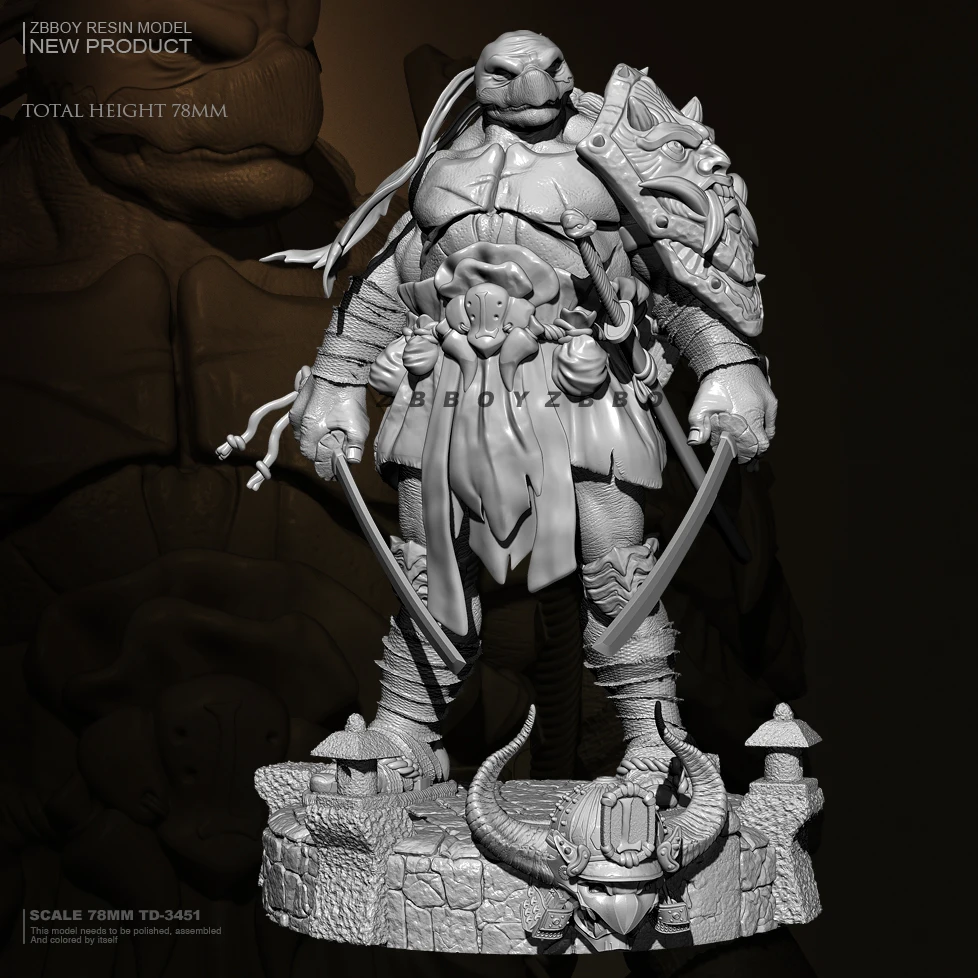 78mm Resin model kits figure colorless and self-assembled TD-3451 ...