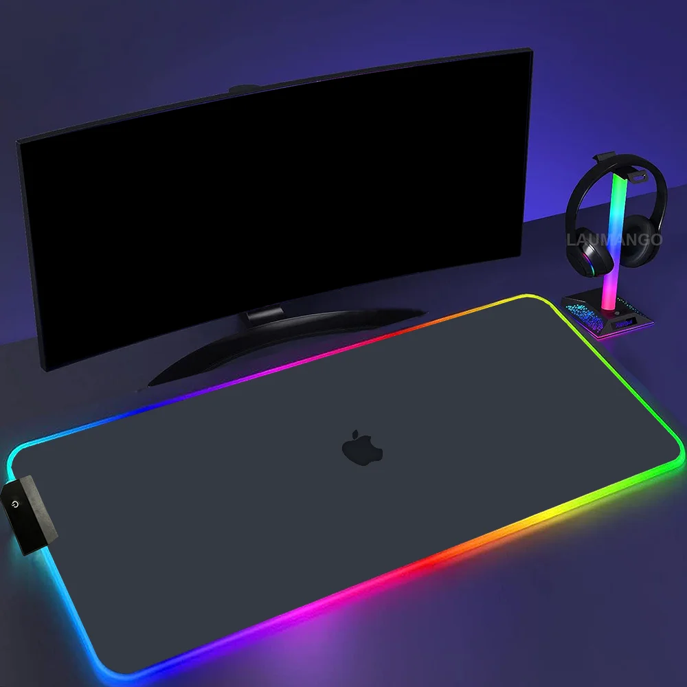 Grande-Apple-Mouse-Pad-Gamer-Mousepad-Acess-rios-para-PC-Rgb-Gaming ...