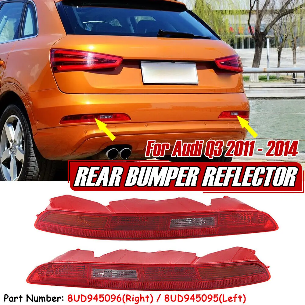 For Audi Q3 2011 2012 2013 2014 2015 Car Rear Bumper Brake Light Tail ...