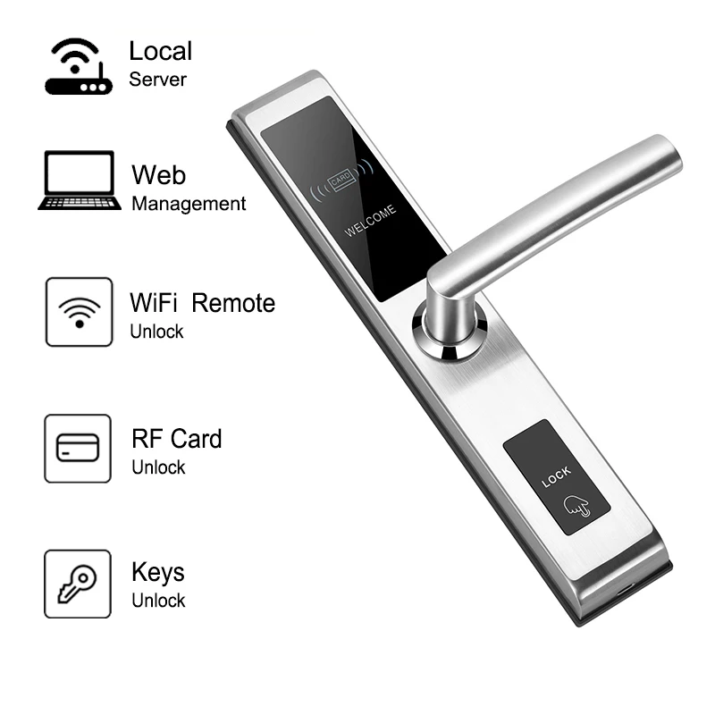 Waterproof-304-Stainless-Steel-Hotel-Lock-with-BLE-Lock-Chip-for ...