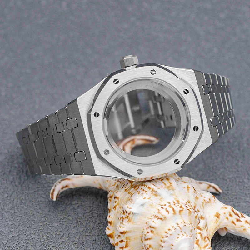 Square-NH35-Case-Fit-Seiko-NH35-NH36-Movement-Stainless-Steel-Watch ...