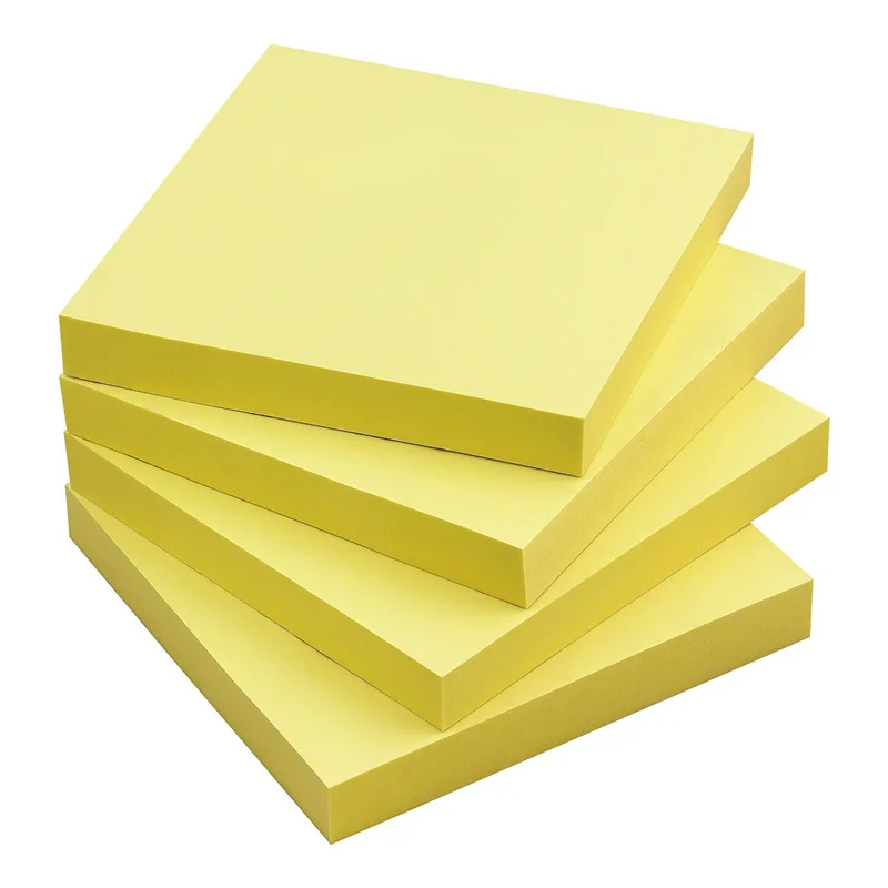 3x3-Sticky-Note-Paper-Bright-Colored-Memo-Pad-Self-adhesive-Reminder ...