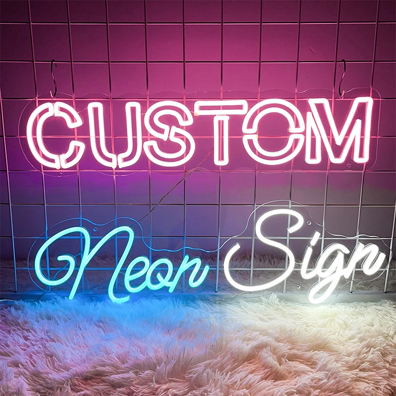 Led-Custom-Neon-Sign-Wall-Home-Neon-Gift-Personalised-Design-Party ...