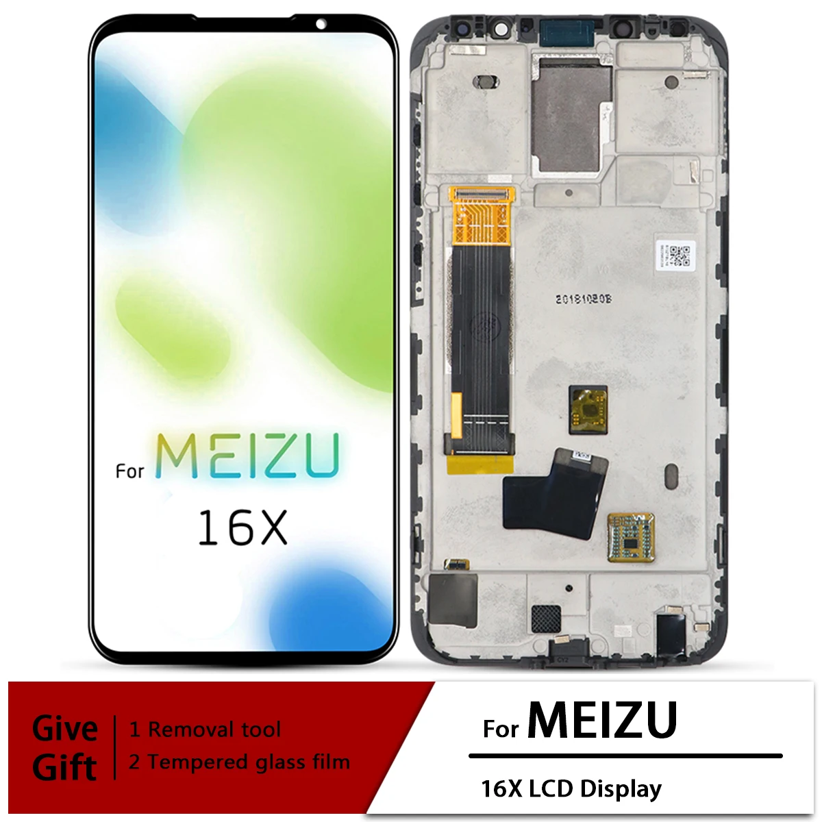 Touch Digitizer Assembly | Meizu M872h Display | Meizu 16xs Display ...