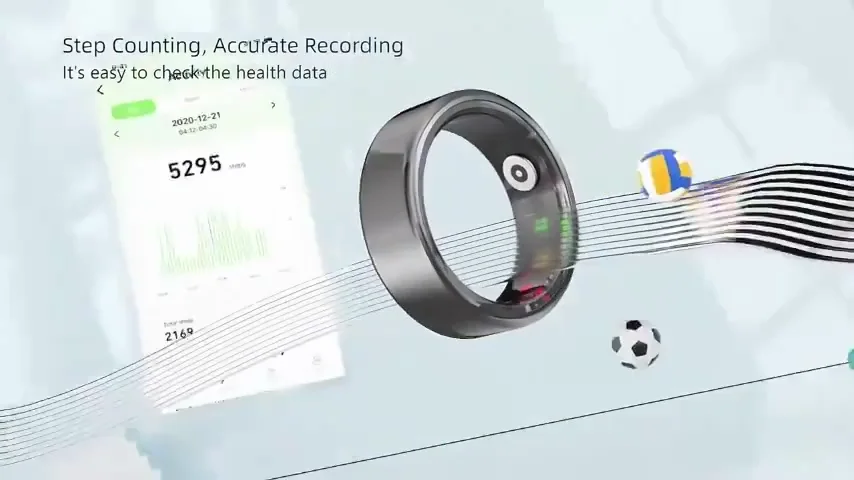 (Preorder) Aolon Smart Ring New Smart Health Ring With Heart Rate ...