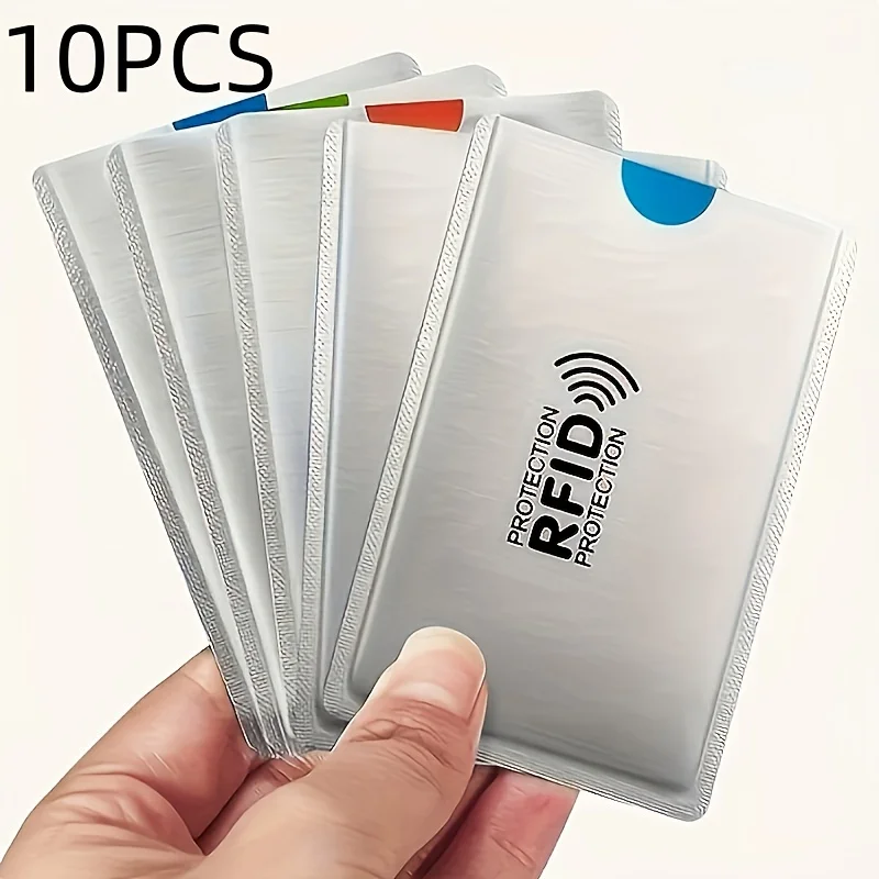 10pcs Anti Rfid Credit Card Holder Blocking Reader Lock Blocker Bank ...