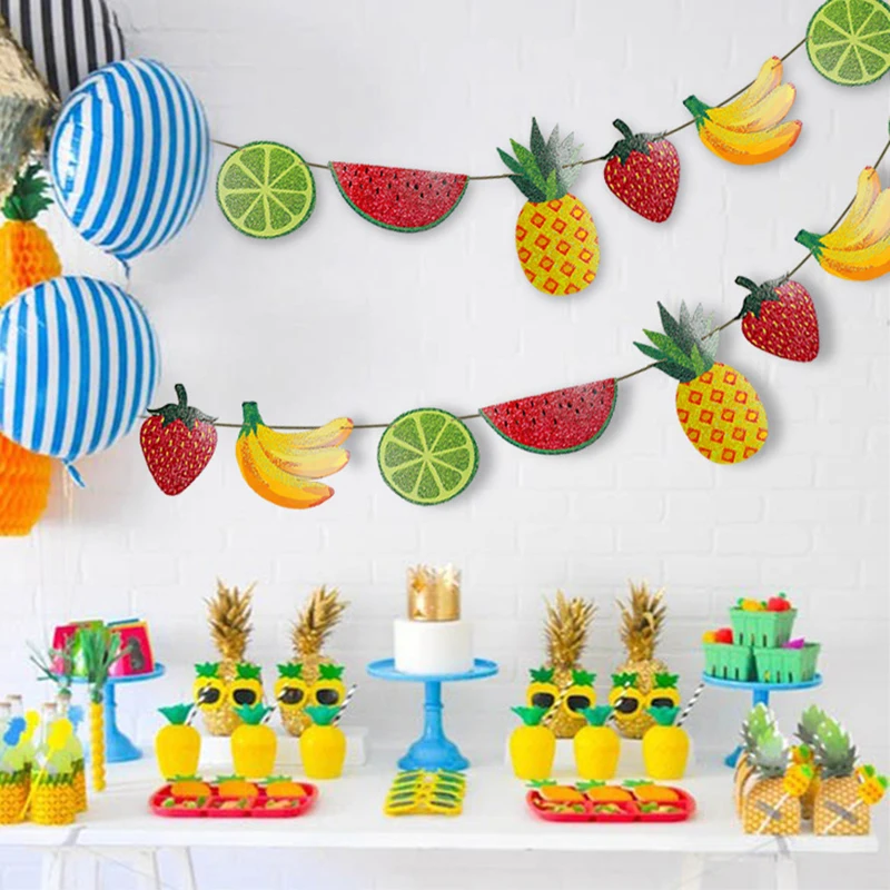 Banderines-de-pi-a-y-sand-a-para-decoraci-n-de-fiesta-banderines-con ...