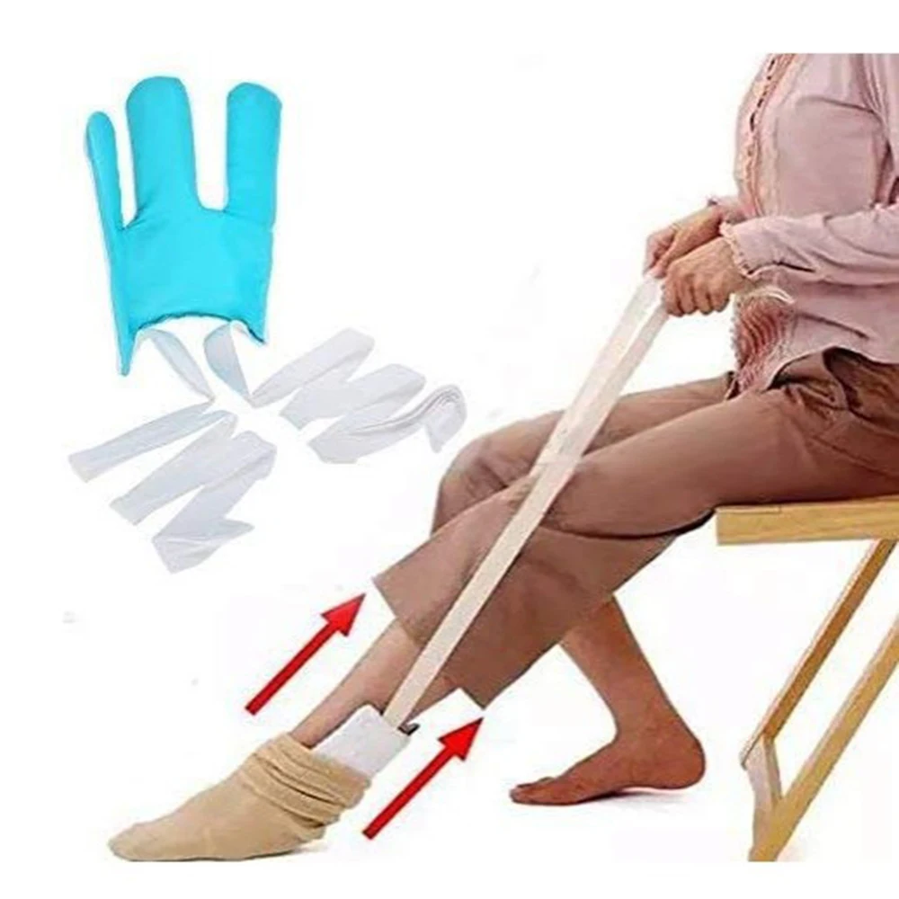 No-Bending-Sock-Aid-Device-for-Seniors-Disabled-Pregnant-Sock-Helper ...