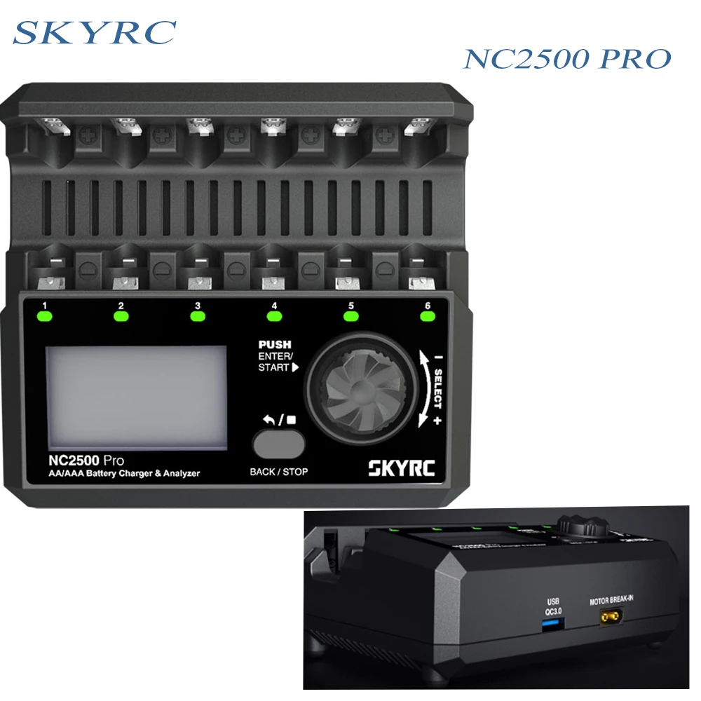 Skyrc Nc2500 Pro Dc 12v 3a Aa/aaa Nimh/nicd Battery Multi-function ...