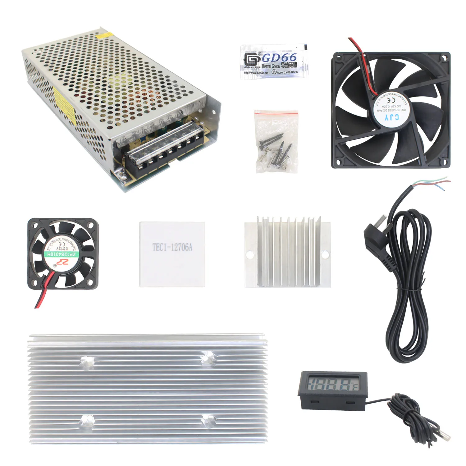 DIY-Cooling-System-Kit-Semiconductor-Thermoelectric-Peltier ...