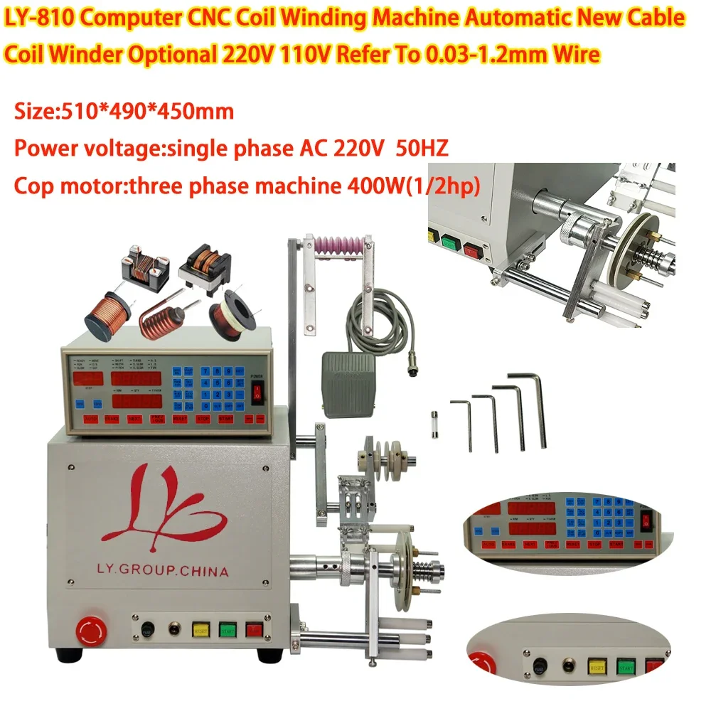 LY-810-810S-Computer-Transformer-Coil-Winding-Machine-Automatic-Cable ...