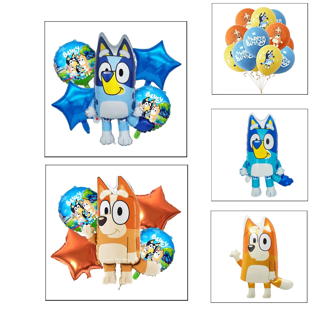 Hot-DIY-Bluey-Bingo-Foil-Balloon-Set-Blueys-Family-Balloons-Girls-Boys ...