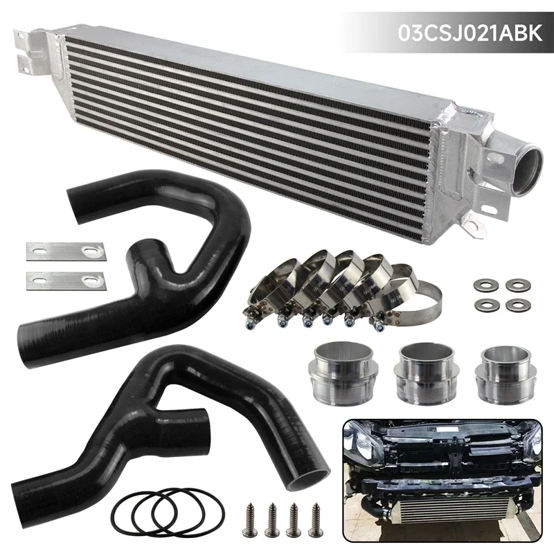 Upgrade-Twin-Front-Intercooler-Kit-For-Audi-A3-VW-GTI-Base-Hatchback ...