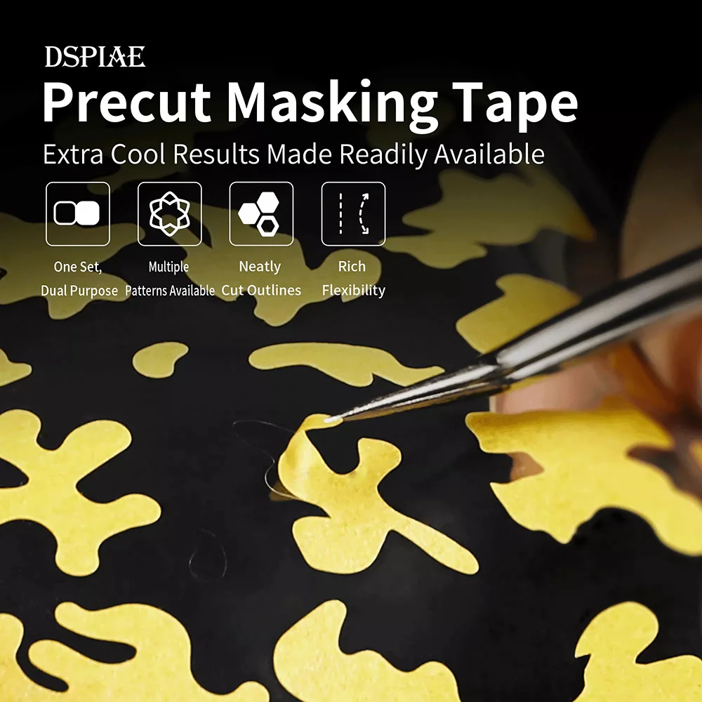 DSPIAE-Digital-Camouflage-Bug-camouflage-Hexagonal-Precut-Masking-Tape ...