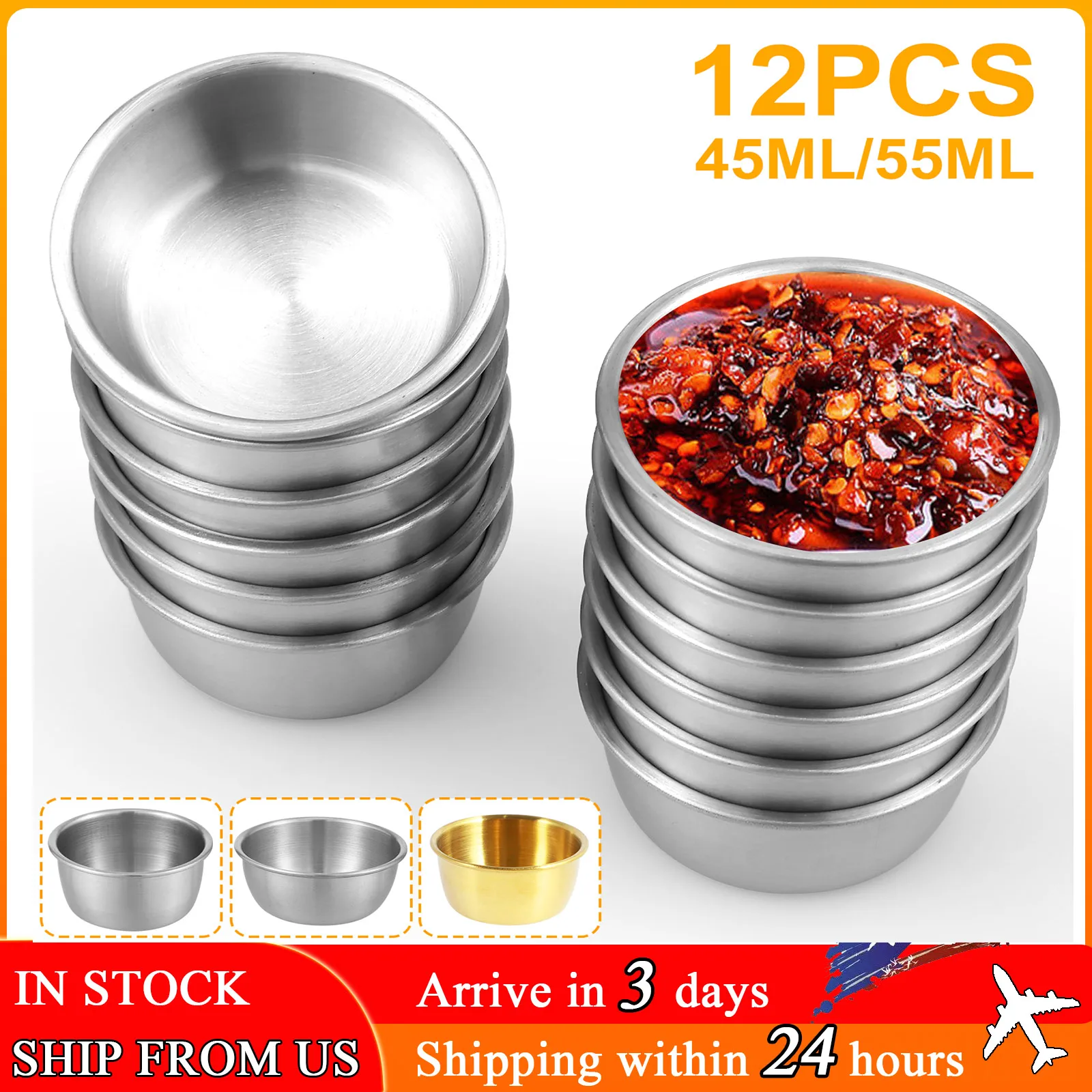 12-24Pcs-Sauce-Dipping-Bowl-Dipping-Cups-Round-Sauce-Dishes-Mini ...