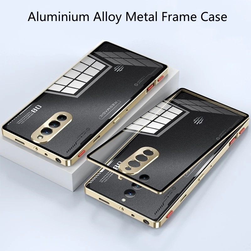 Aluminium-Alloy-Metal-Frame-Case-For-Red-Magic-8-Pro-Case-Transparent ...