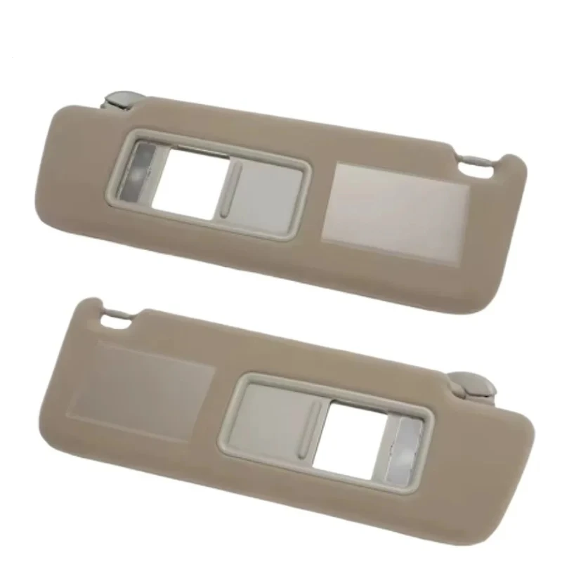 Beige/grey Oem 74310-6a020 2pcs Sun Visor With Lamp Grey Side For Land ...