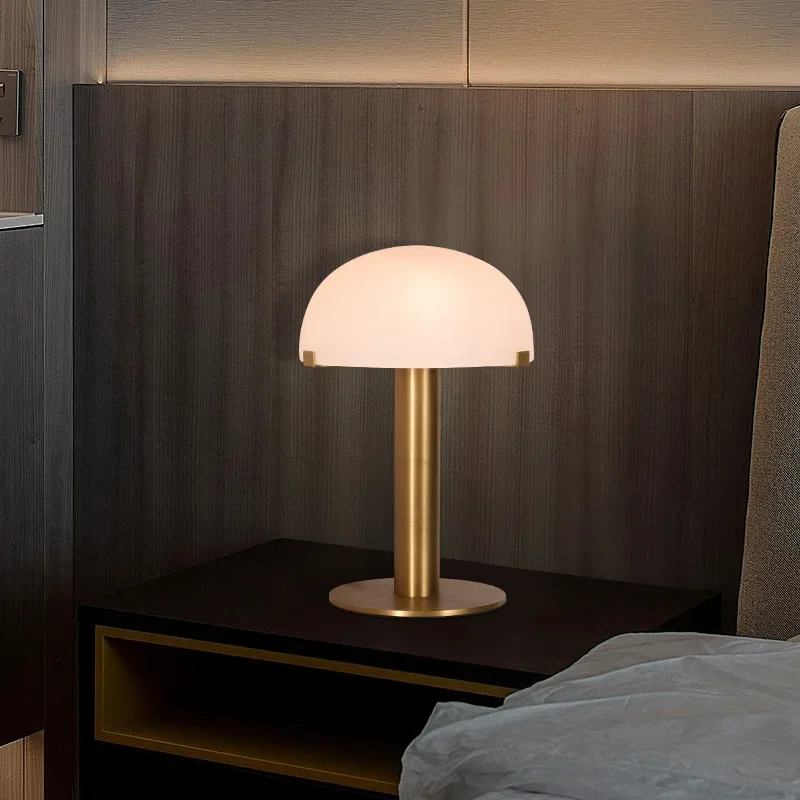 Simple-Modern-Natural-Marble-Bedroom-Bedside-Study-Table-Lamp-Light ...
