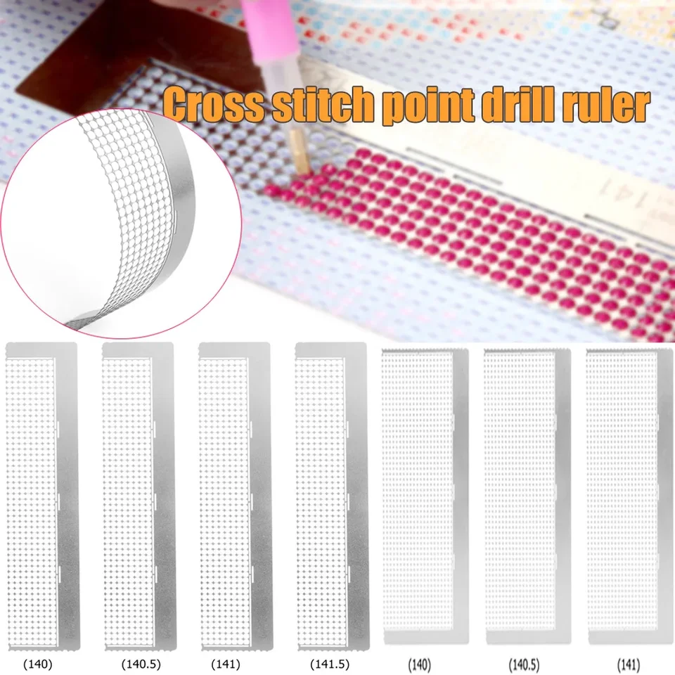Diamond Placement Tool 5-Inch Diamond Painting Ruler - Grid Alignment ...