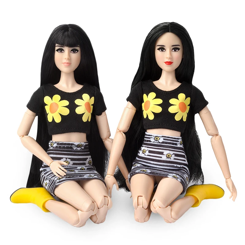 MENGF figura de cuerpo de MUÑECA DELGADA movible para niña, 1/6 cabezas ...