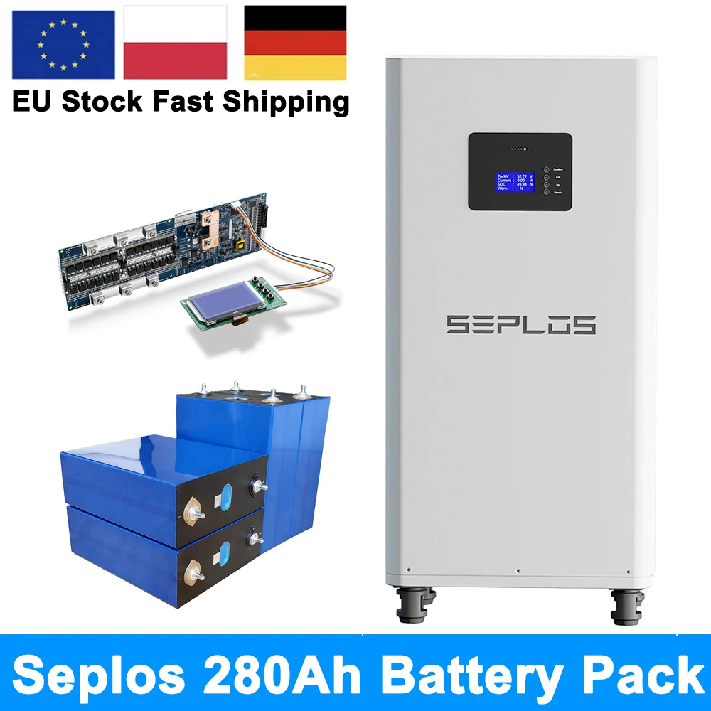 Seplos-Mason-280Ah-battery-box-48V-14-3KWh-LiFePO4-Lithium-200A-BMS ...