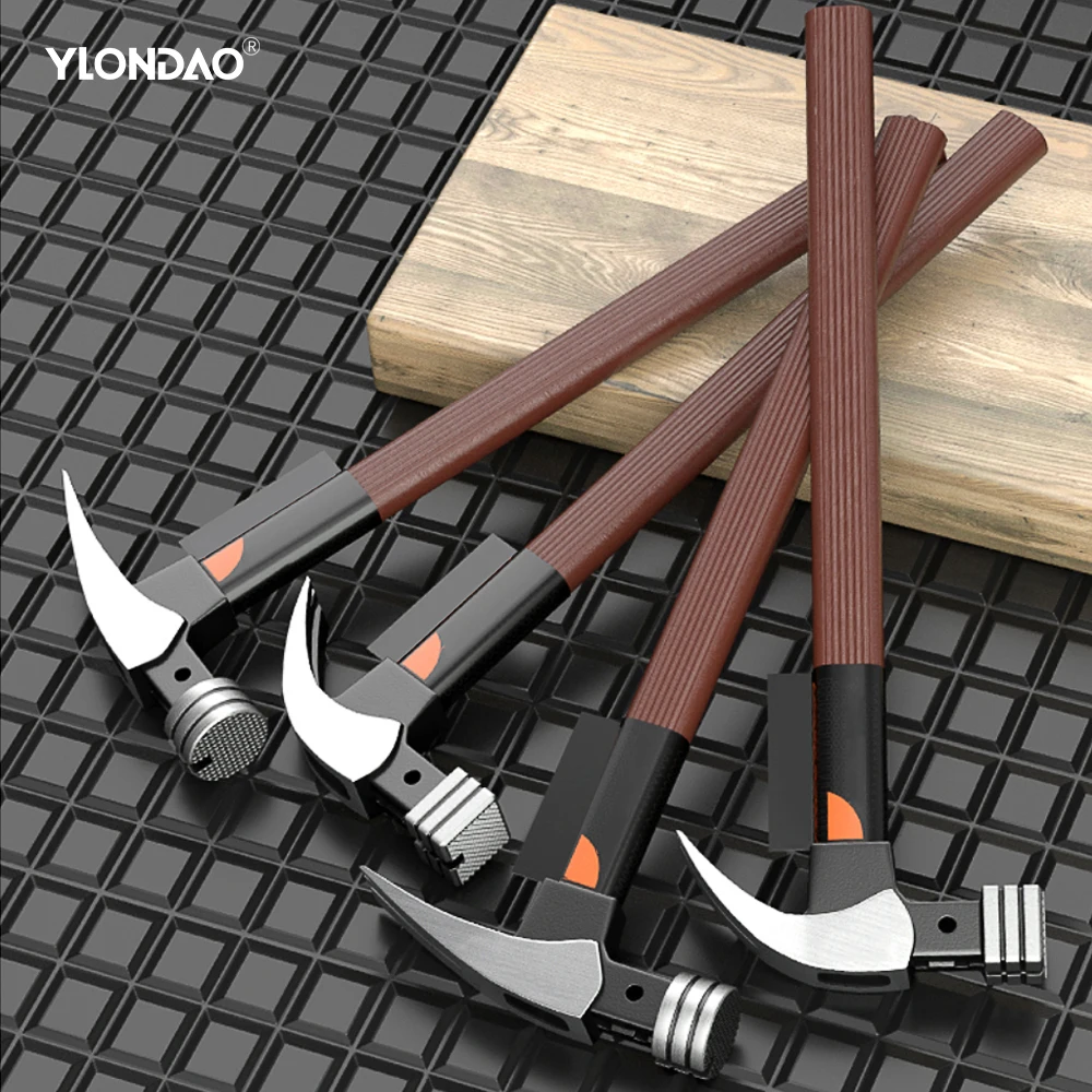 YLINDAO Woodworking Claw Hammer Automatic Nail Suction Multifunctional ...