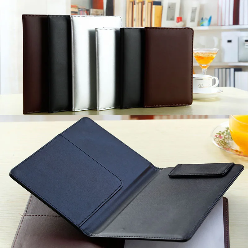 2-Pieces-Large-Size-PU-Leather-Restaurant-Bill-Holder-Magnetic-Clip ...