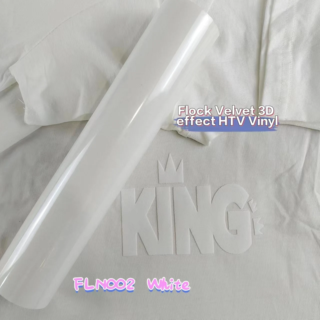 Luxurious Velvet Flock Heat Transfer Vinyl for Crafting and DIY ...