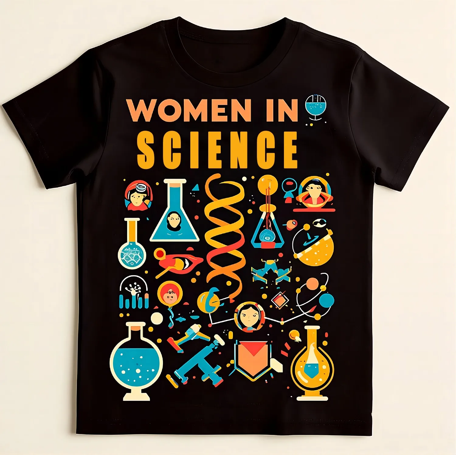 Women-in-Science-Feminist-STEM-Girls-Empowerment-Kids-T-Shirt-Vintage ...