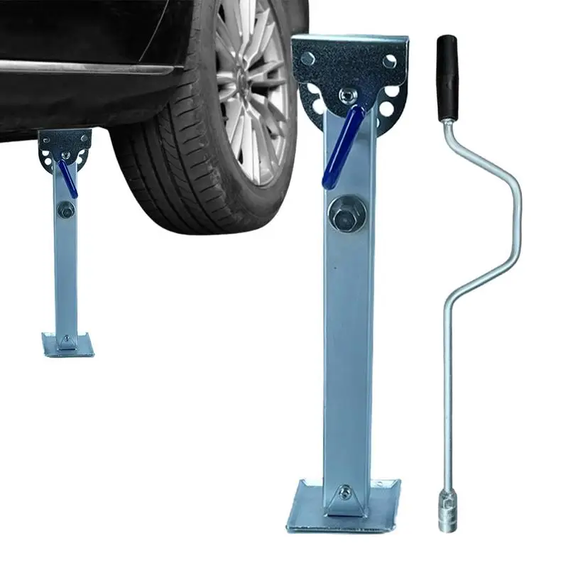 Trailer-Stabilser-Legs-With-hand-crank-460-680mm-Caravan-Parking-Corner ...