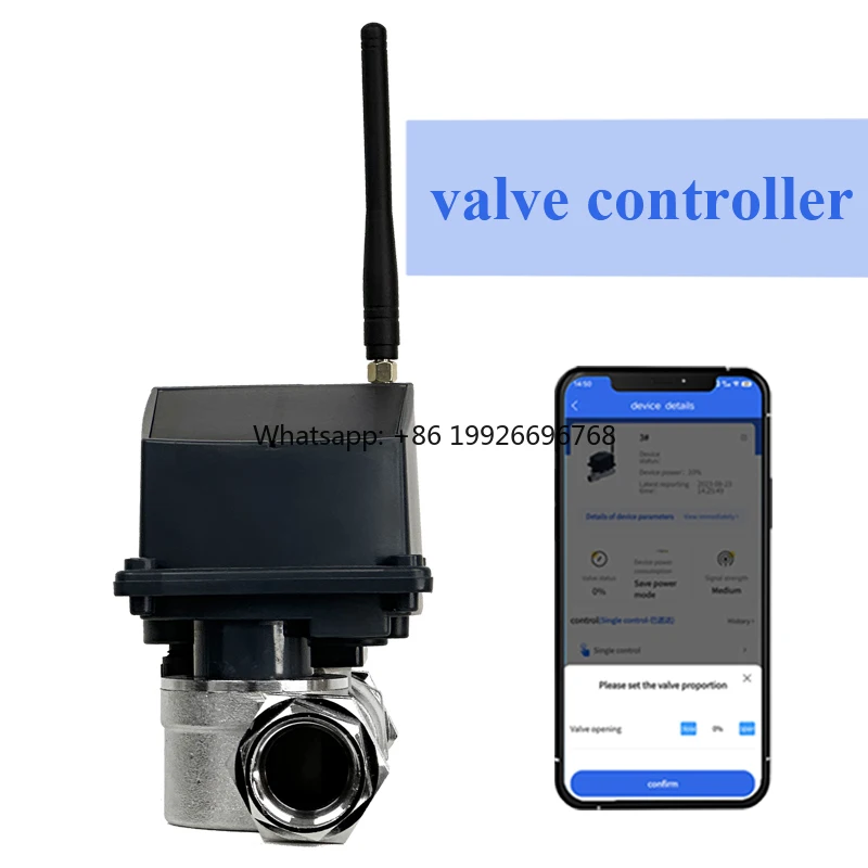 GSM/LoRa Connected Dn15 1/2 Inch 2 Way Ac Dc Normally Solar Powered ...