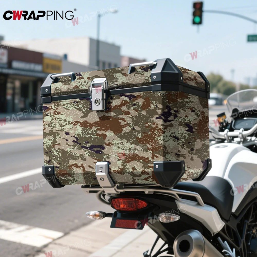 Motorcycle Helmet Sticker Camouflage Printed Vinyl Wrap Stickers for ...