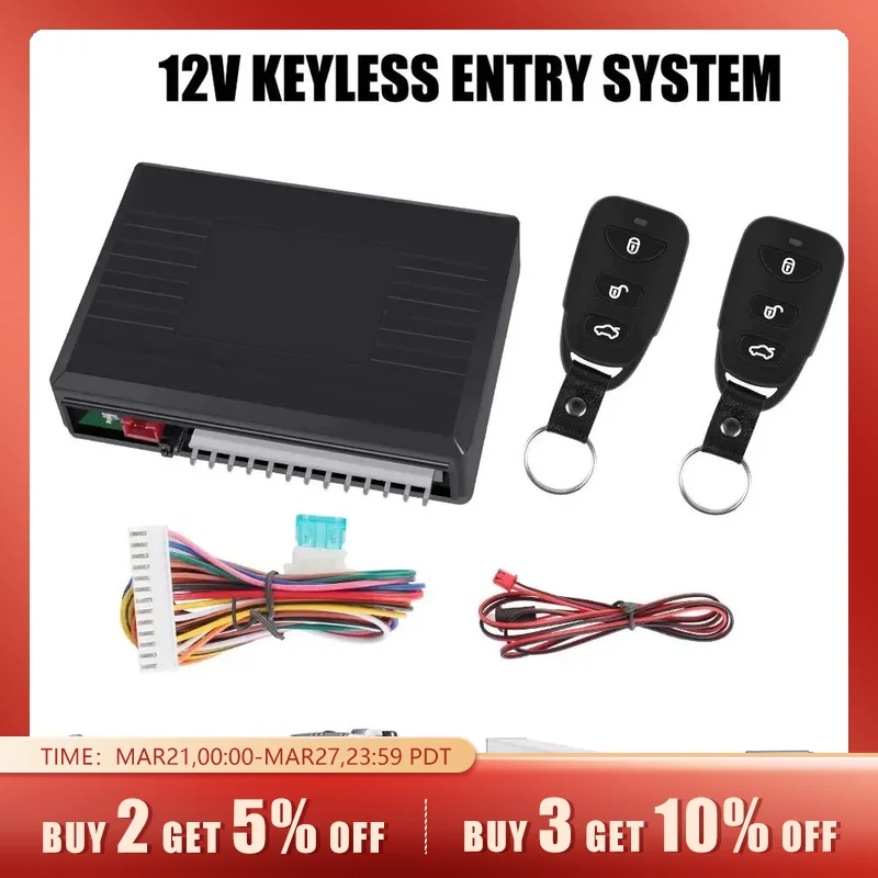 Car-Remote-Central-Door-Lock-Keyless-Control-Kit-Alarm-System-Remote ...