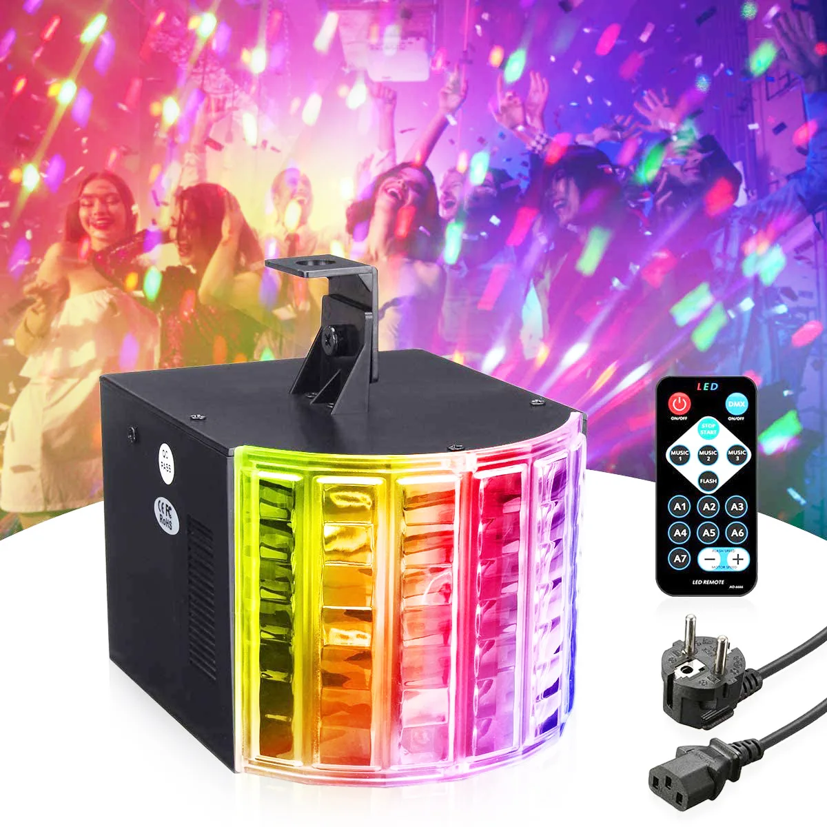 Disco Party Lights DMX Party DJ Disco Lights 2-Pack | DMX512 & Sound ...