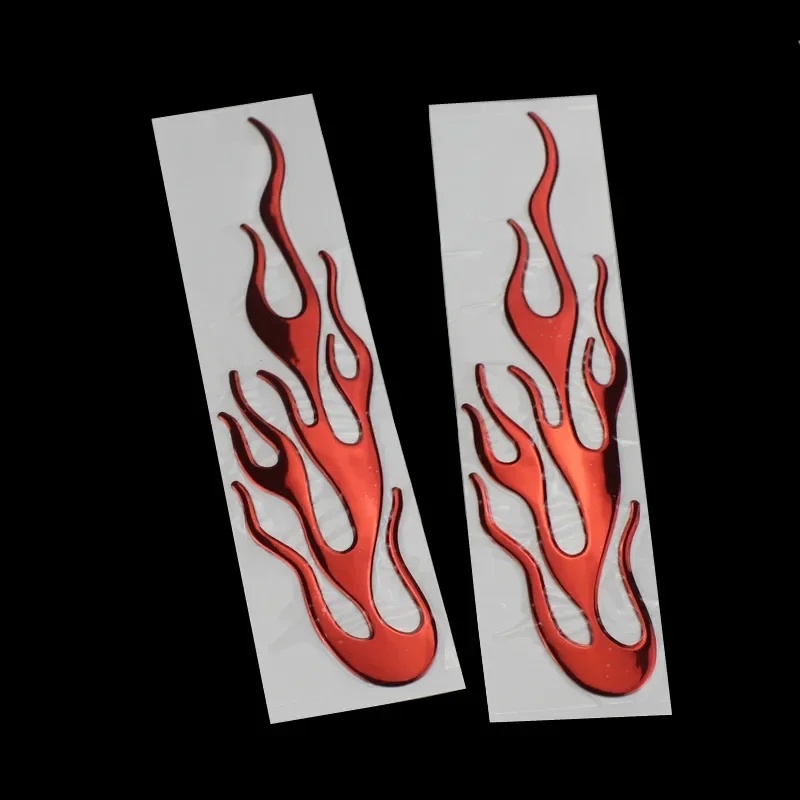 Universal-Motorcycle-Accessories-3D-Flame-Fire-Reflective-Sticker-Vinyl ...