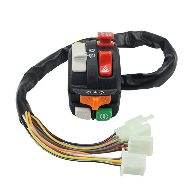 7-8-22mm-Motorcycle-Multifunction-Handlebar-Control-Switch-Assembly ...