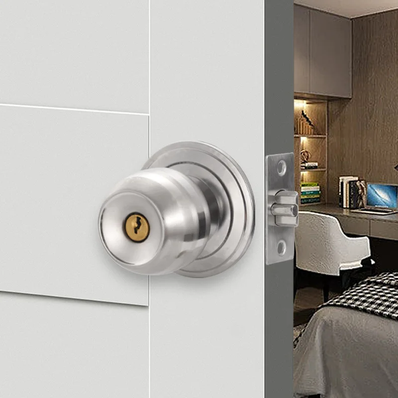 Ball-door-lock-Household-universal-round-ball-lock-indoor-bedroom-door ...