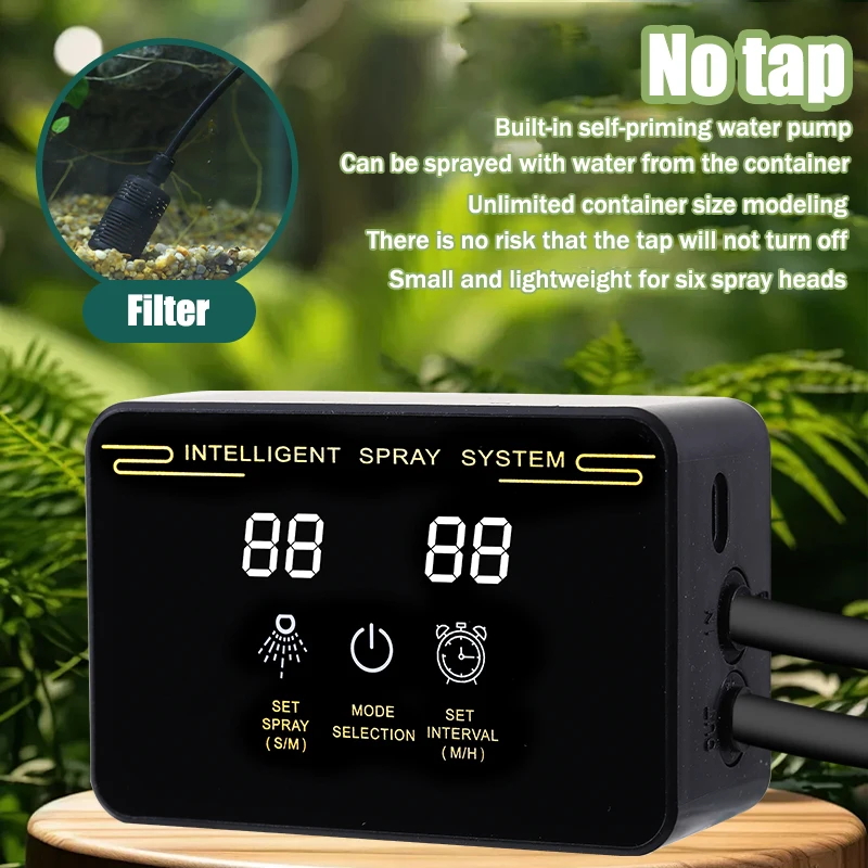 Rainforest Sprayer Control Automatic Mist Timing Spray System Kit Touch ...