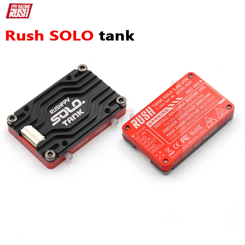 Rush Solo Tank 5.8g Vtx Video Transmitter Cnc Shell 1.6w High Power ...