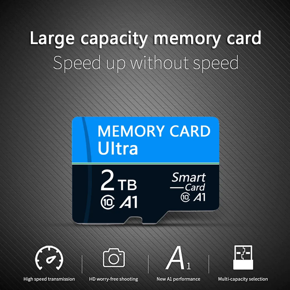 Alta Velocidade Micro SD 2TB 100% Original Micro SD Card 4TB Cartão de ...